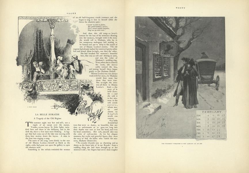 The Warmest Welcome Is Not Always at an Inn | Vogue | JANUARY 4, 1894