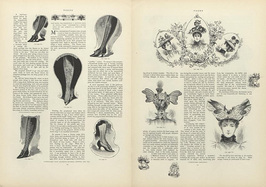 Views by Her: This Being Pre-eminently a Clothes Issues of Vogue ...