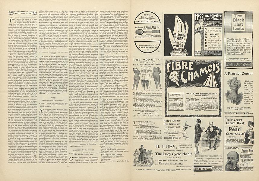 What They Read: About Paris. Richard Harding Davis | Vogue | OCTOBER 17 ...