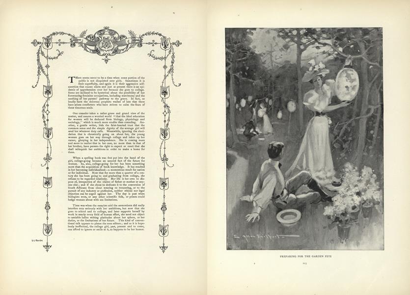 Social Topics: The Eternal Girl Problem | Vogue | AUGUST 19, 1897