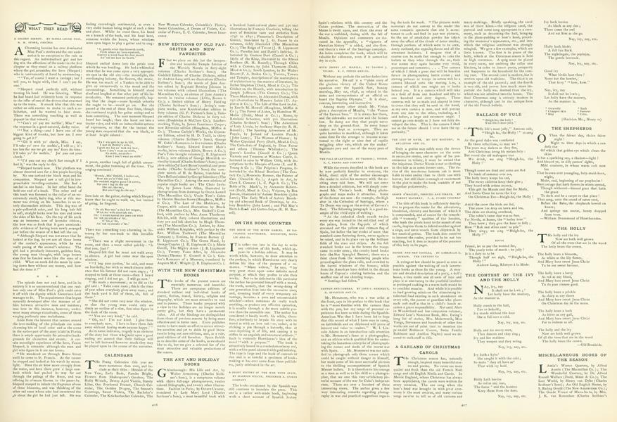 Calendars | Vogue | DECEMBER 22, 1898