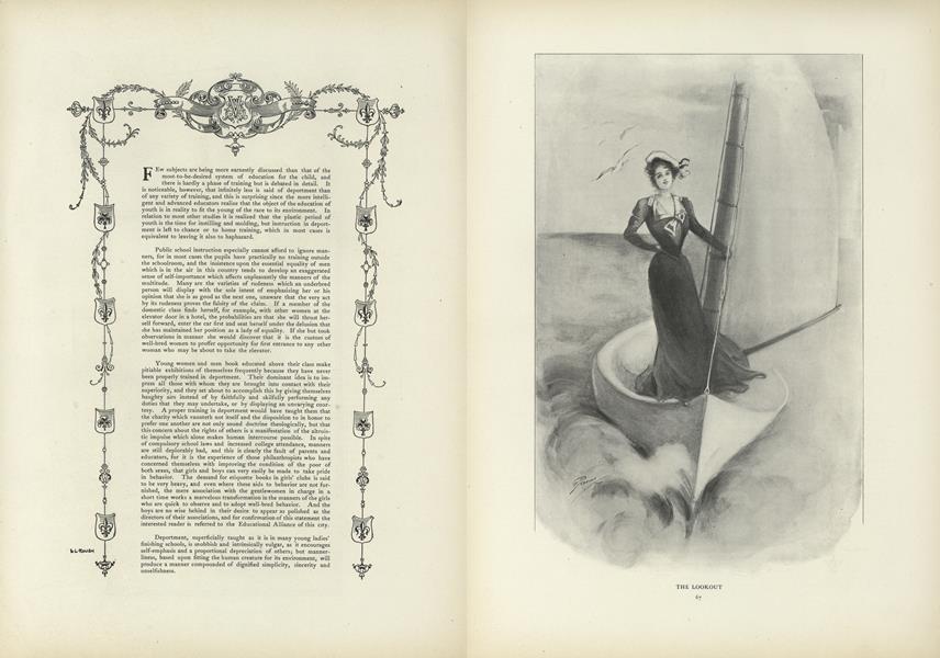 Training in Deportment a Neglected Study | Vogue | AUGUST 3, 1899