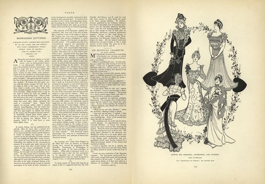 Haphazard Jottings | Vogue | APRIL 19, 1900