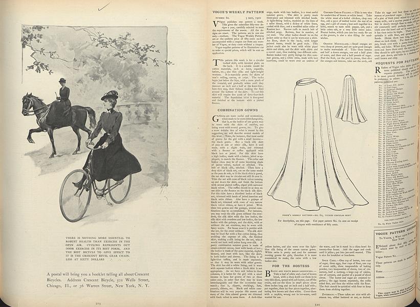 Requests for Patterns | Vogue | May 3, 1900