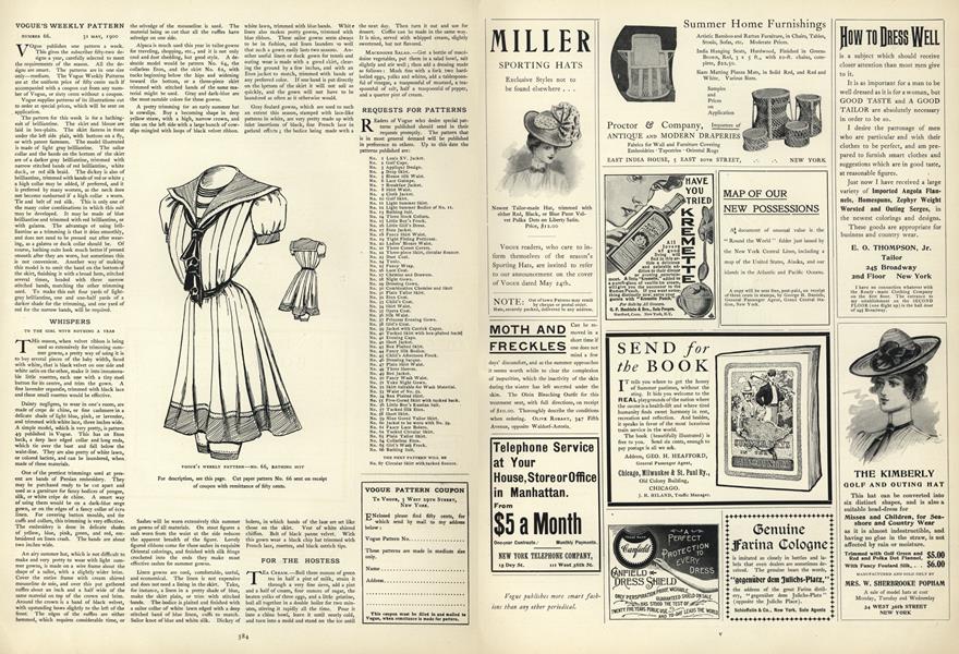 Requests for Patterns | Vogue | MAY 31, 1900