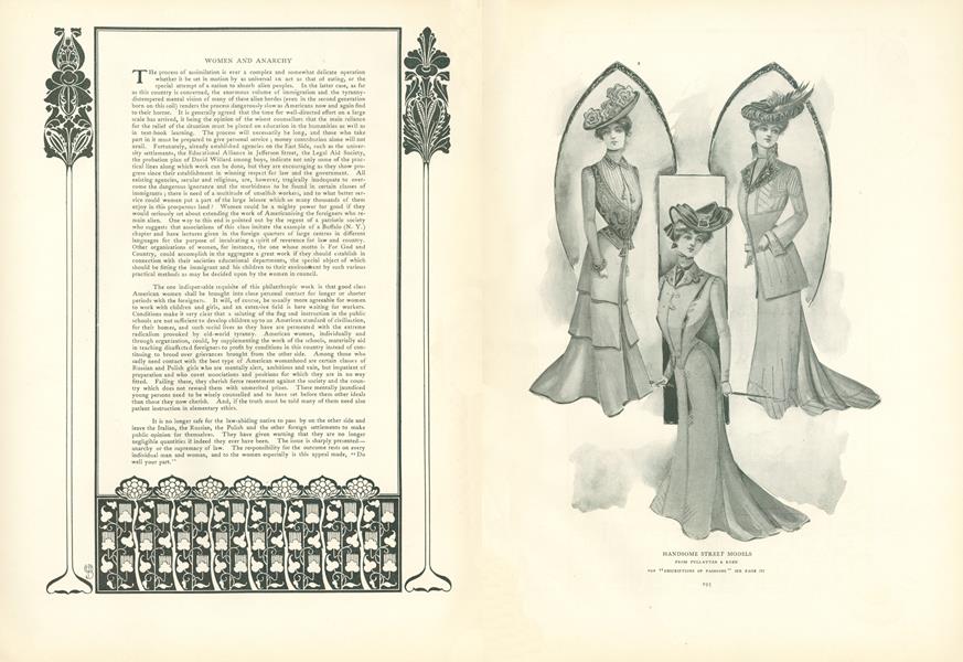 Women and Anarchy | Vogue | September 26, 1901