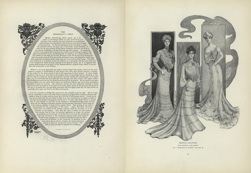 The Immigrant's Child | Vogue | July 10, 1902