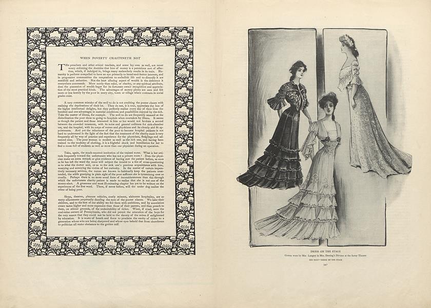 When Poverty Chasteneth Not | Vogue | October 1, 1903