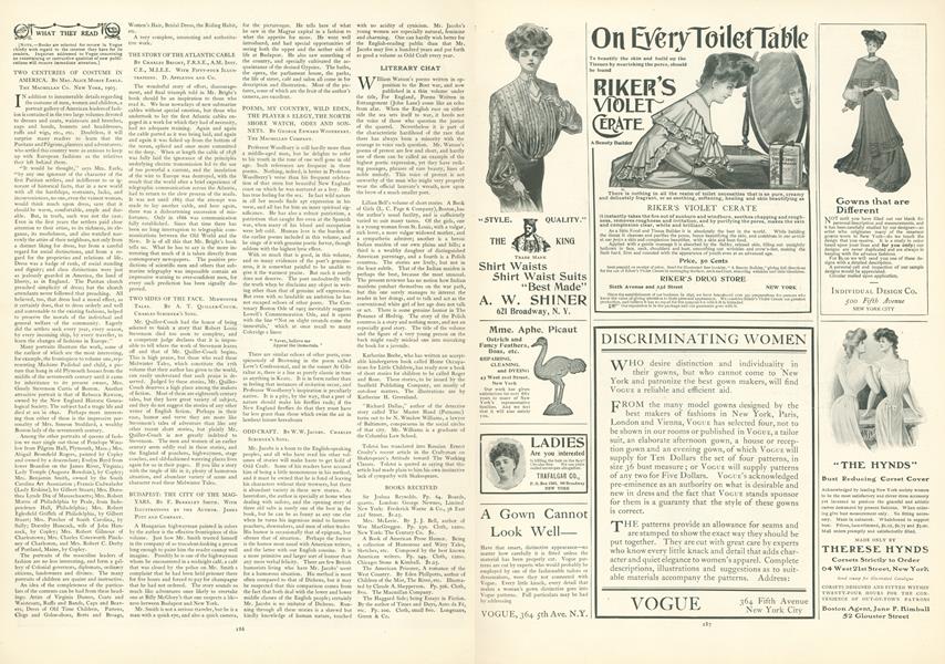 Two Sides of the Face | Vogue | February 11, 1904