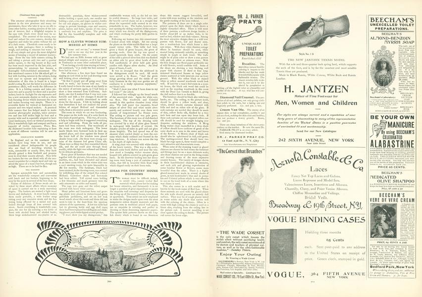 How a Clever Woman Summered at Home | Vogue | May 26, 1904