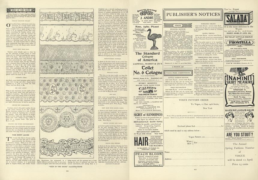 French Turnover Collars | Vogue | March 22, 1906