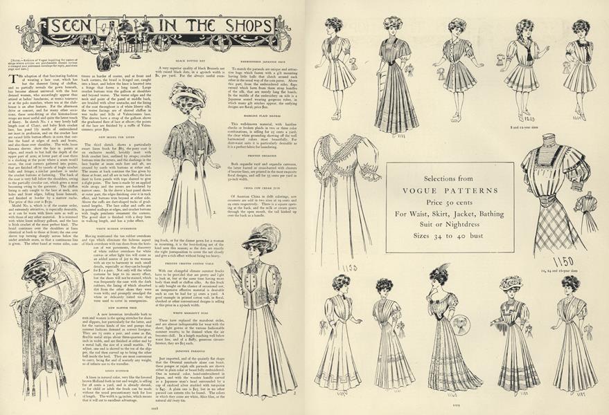Selections from Vogue Patterns | Vogue | June 27, 1907