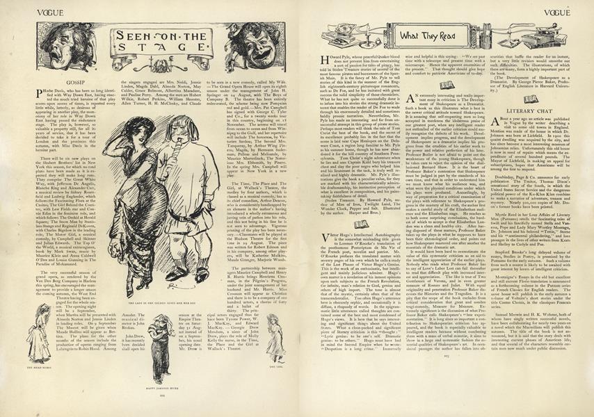 VIctor Hugo's Intellectual Autobiography | Vogue | August 22, 1907