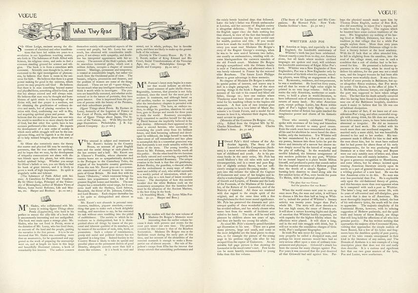 The Story of Sir Launcelot and His Companions | Vogue | JANUARY 16, 1908