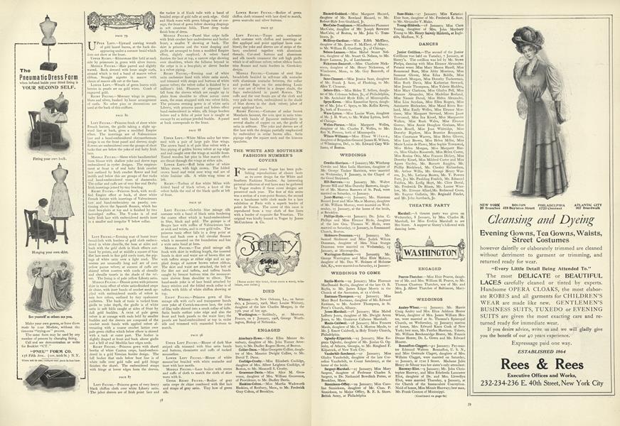 Society | Vogue | JANUARY 16, 1908