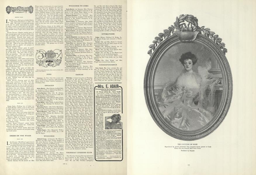 Society | Vogue | JANUARY 23, 1908