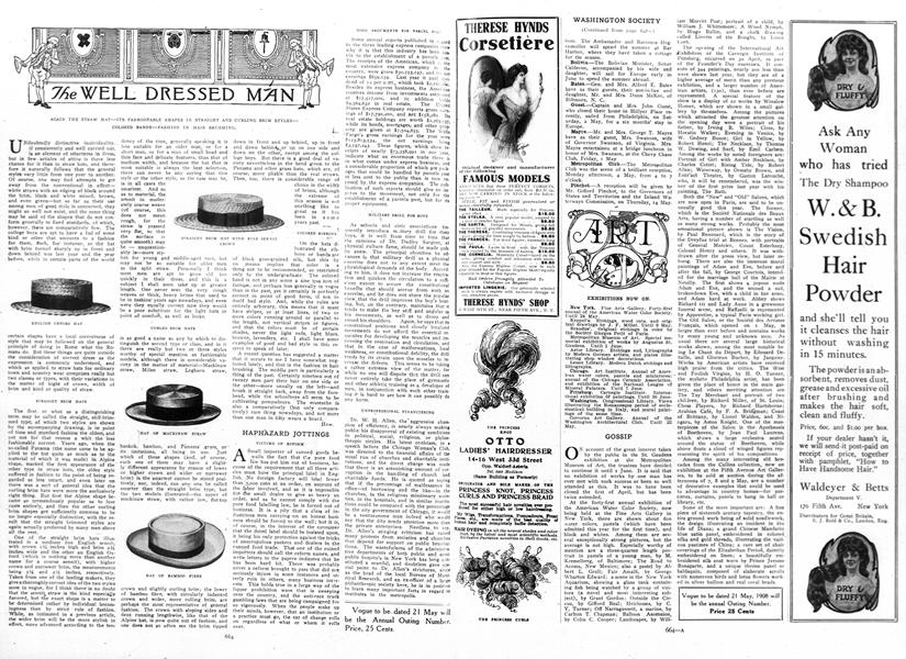 The Well Dressed Man | Vogue | MAY 7, 1908