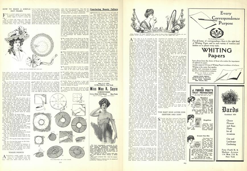 How to Make a Simple Hat Frame | Vogue | AUGUST 20, 1908