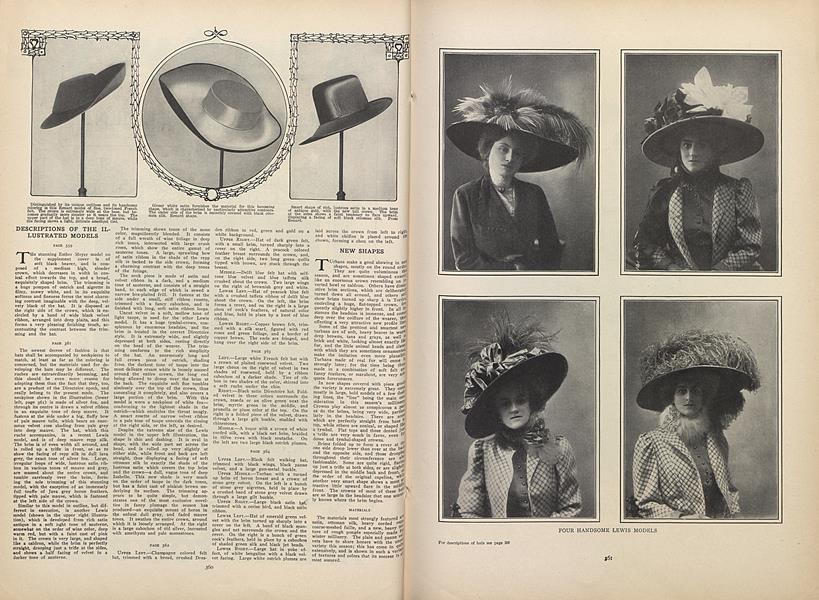 Descriptions of Illustrated Models | Vogue | SEPTEMBER 17, 1908