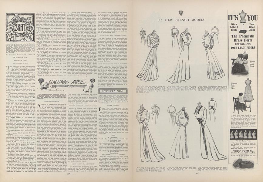 Six New French Models | Vogue | SEPTEMBER 24, 1908