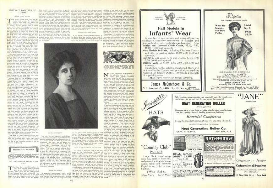 Concerning Animals | Vogue | October 15, 1908