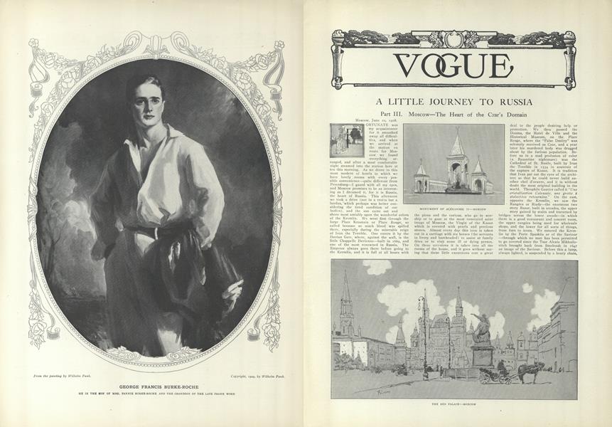 Portrait of George F. Burke-Roche | Vogue | JULY 29, 1909