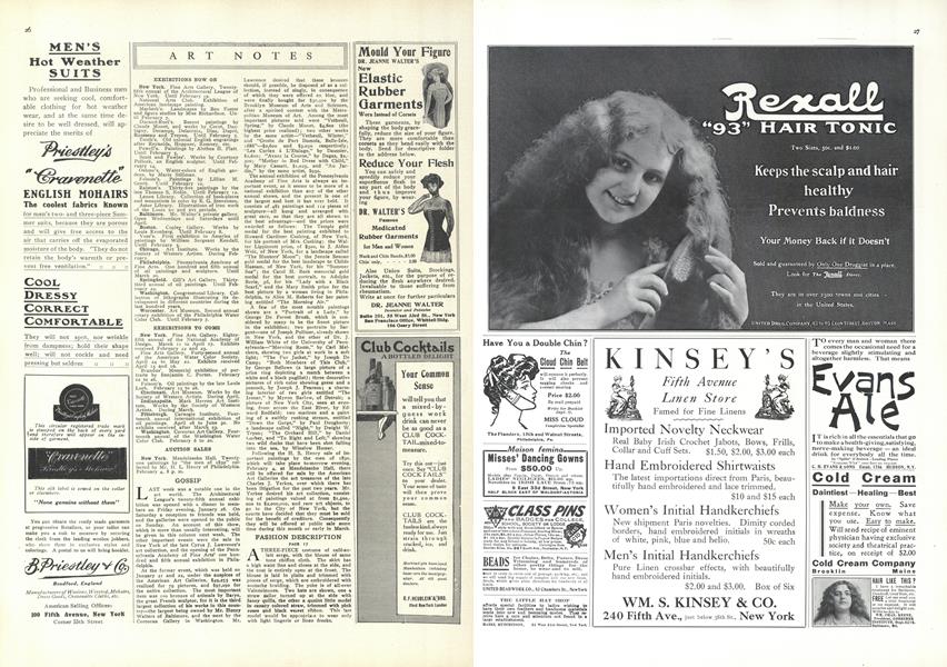 Art Notes Vogue February 5 1910