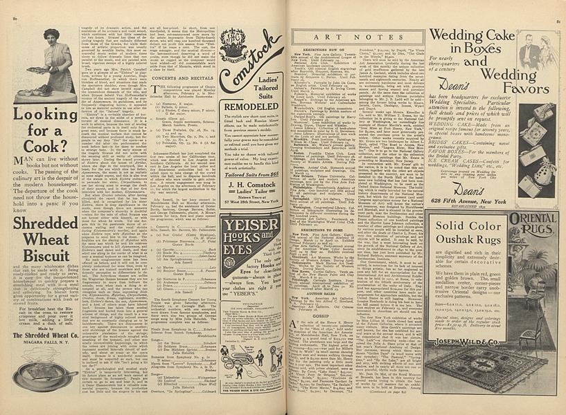 Art Notes Vogue February 15 1910