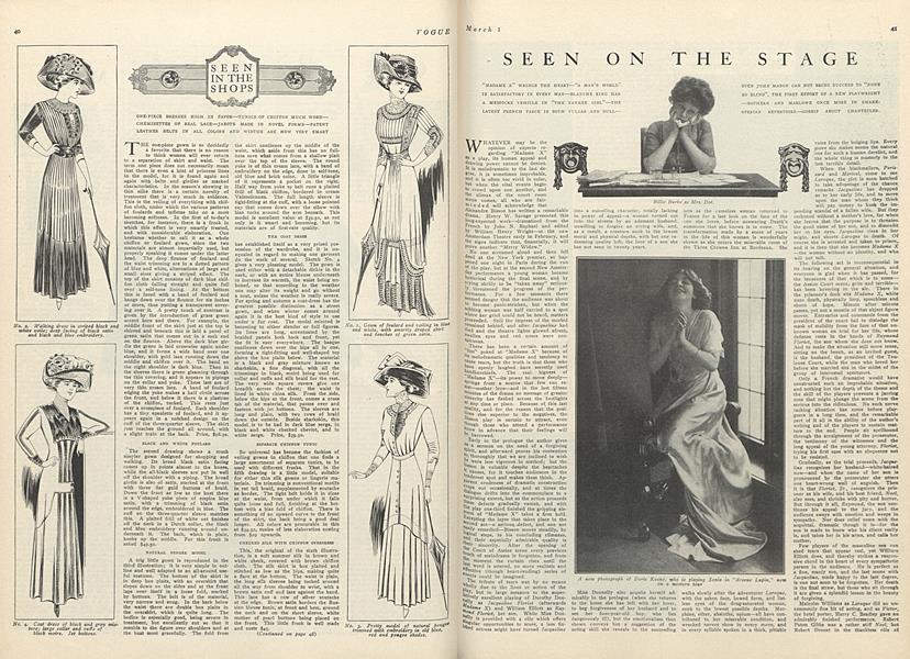 Seen in the Shops | Vogue | MARCH 1, 1910