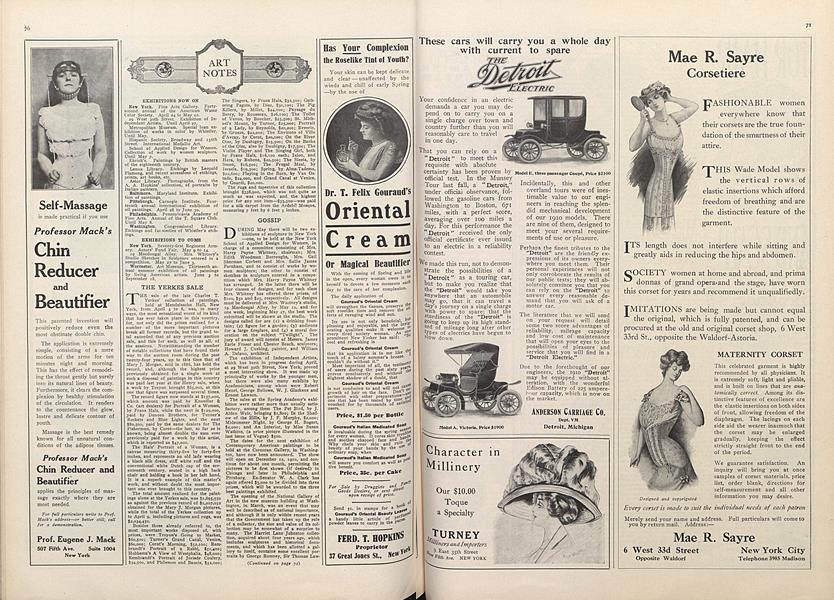 Art Notes Vogue May 1 1910