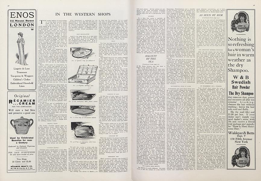 In the Western Shops | Vogue | AUGUST 1, 1910