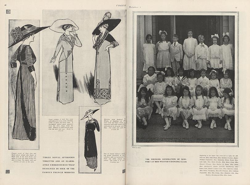 The Younger Generation of Newport at Miss Weaver's Dancing Class ...