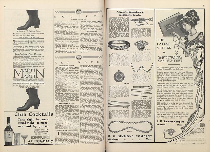 Art Notes Vogue November 15 1910