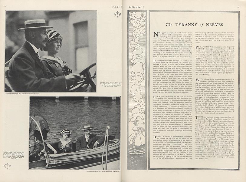 Colonel John Jacob Astor and His Fiancee, Miss Madeleine Talmage Force ...