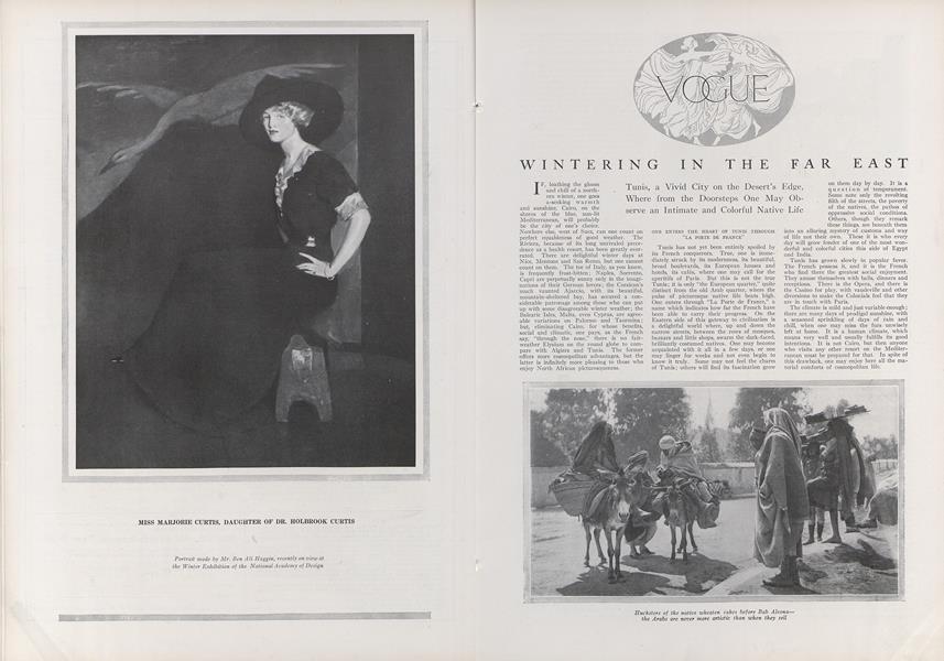 Miss Marjorie Curtis | Vogue | January 15, 1912