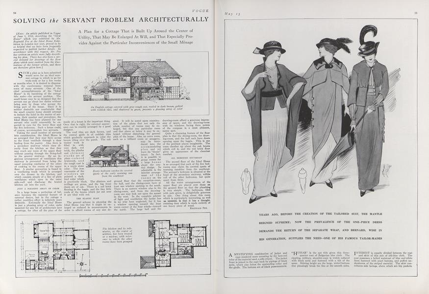 Solving the Servant Problem Architecturally | Vogue | May 15, 1913