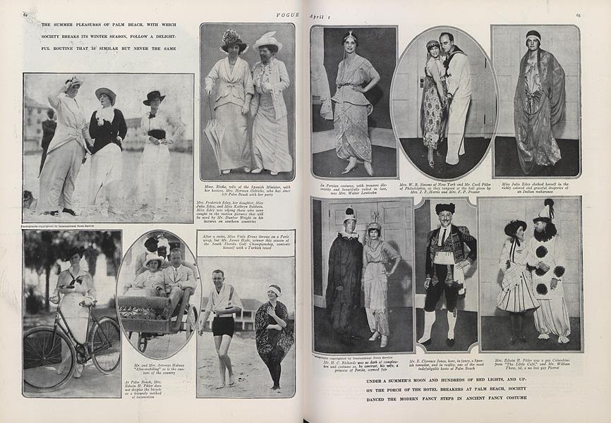 At Palm Beach, Society Danced the Modern Fancy Steps in Ancient Fancy ...