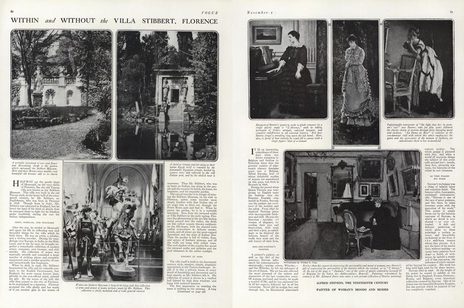 Within and Without the Villa Stibbert, Florence | Vogue | November 1, 1915