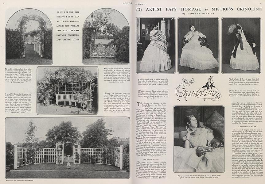 The Possibilities of the Trellis | Vogue | March 1, 1917