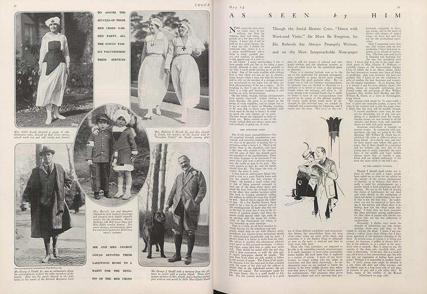 As Seen by Him | Vogue | May 15, 1917
