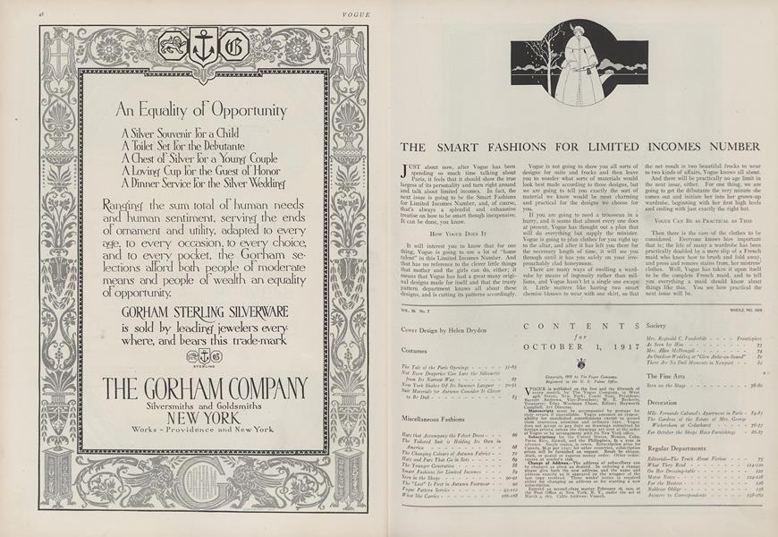 Vogue is published on the first... | Vogue | October 1, 1917