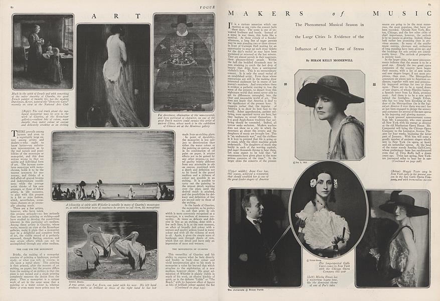 Makers of Music | Vogue | December 1, 1917