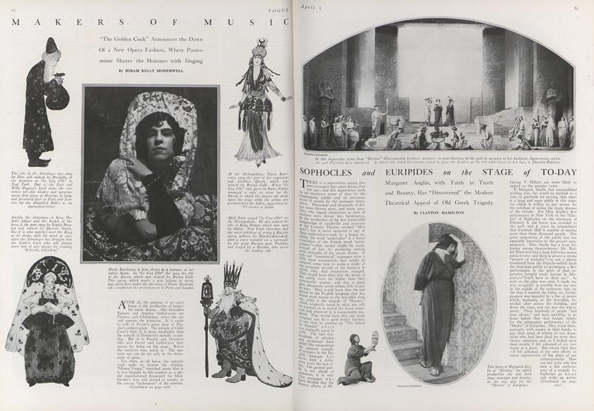 Makers of Music | Vogue | April 1, 1918