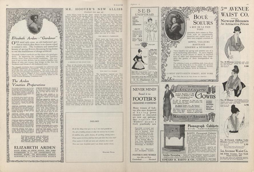 Dreams | Vogue | April 1, 1918