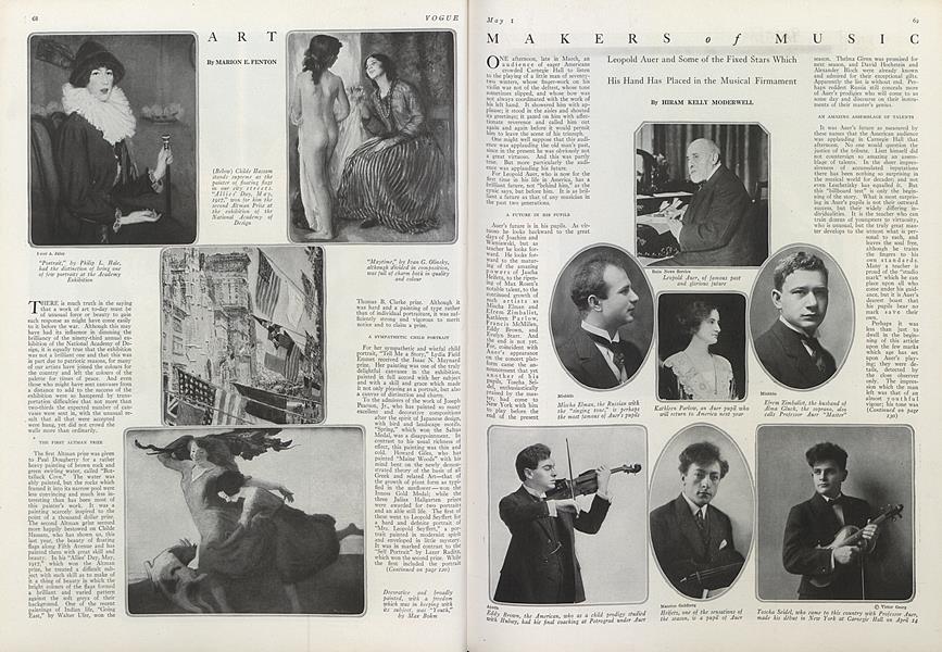 Makers of Music | Vogue | May 1, 1918