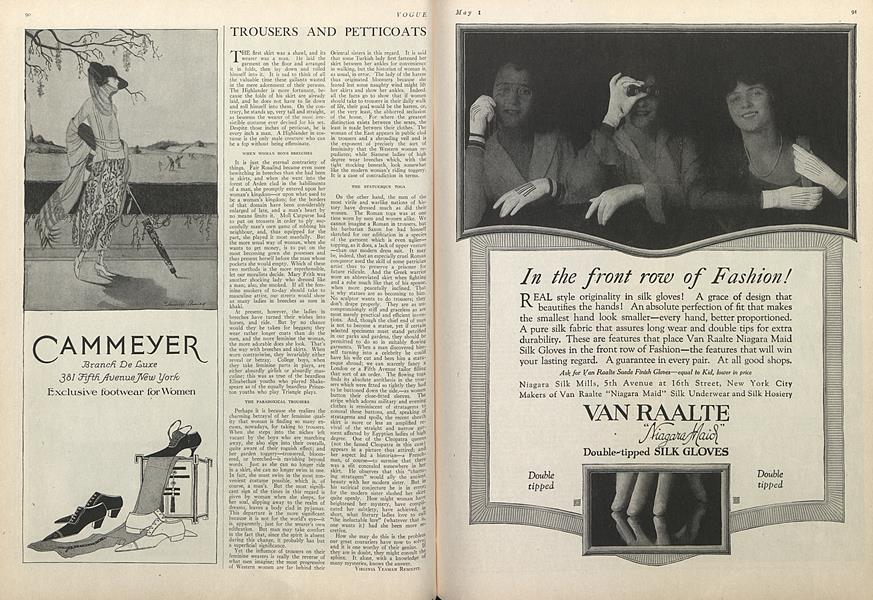 Trousers and Petticoats | Vogue | May 1, 1918