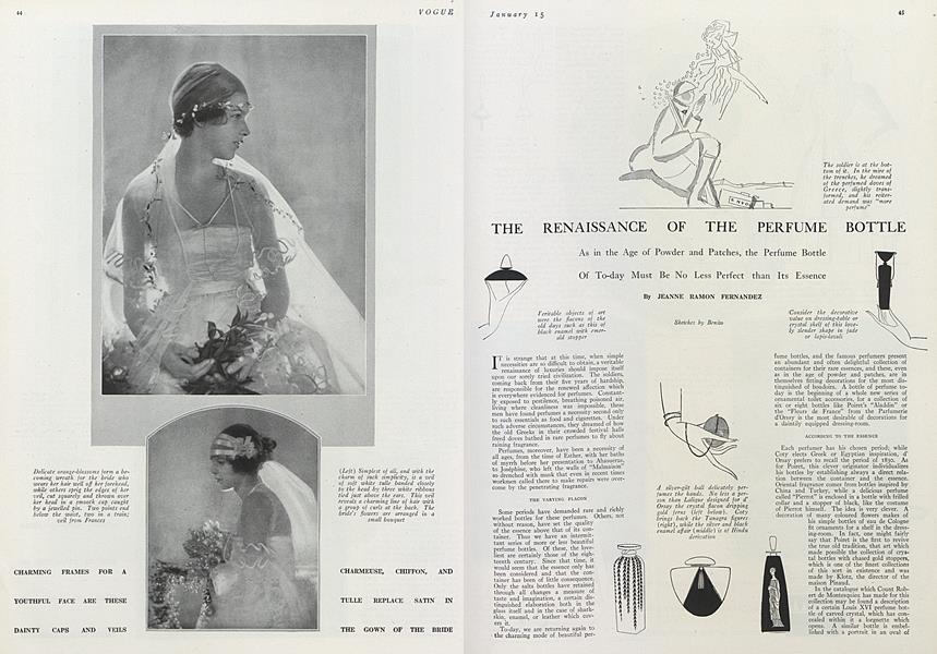 The Renaissance of the Perfume Bottle | Vogue | Jan. 15th, 1920