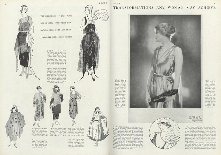 Transformations Any Woman May Achieve | Vogue | May 1st, 1921