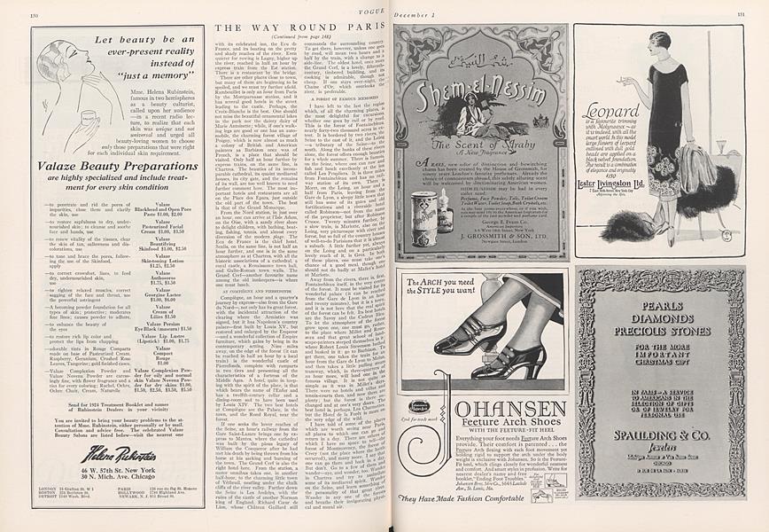The Way Round Paris | Vogue | December 1, 1924