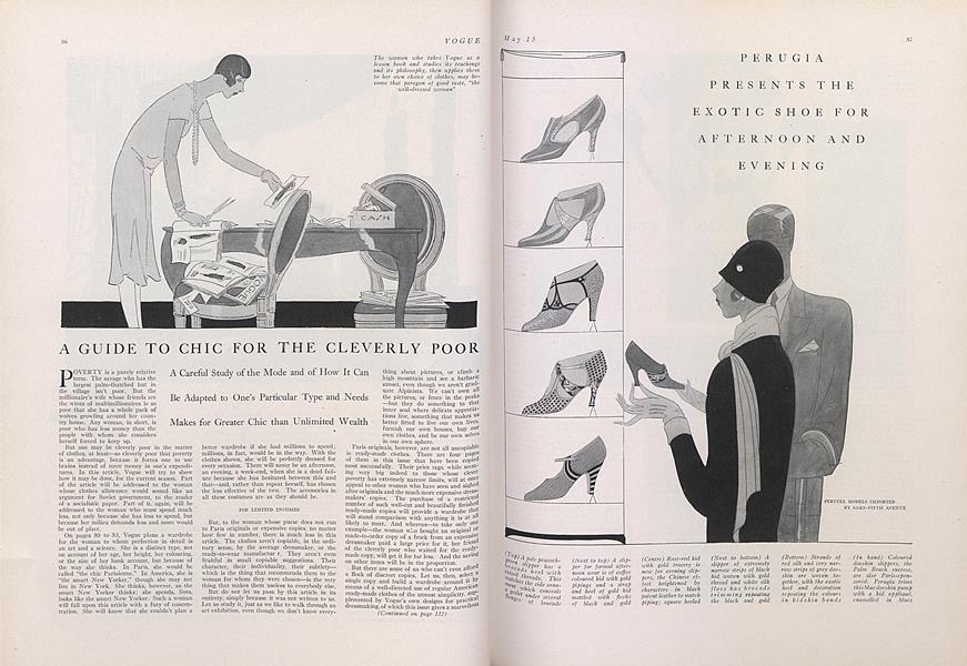 A Guide to Chic for the Cleverly Poor | Vogue | May 15, 1925